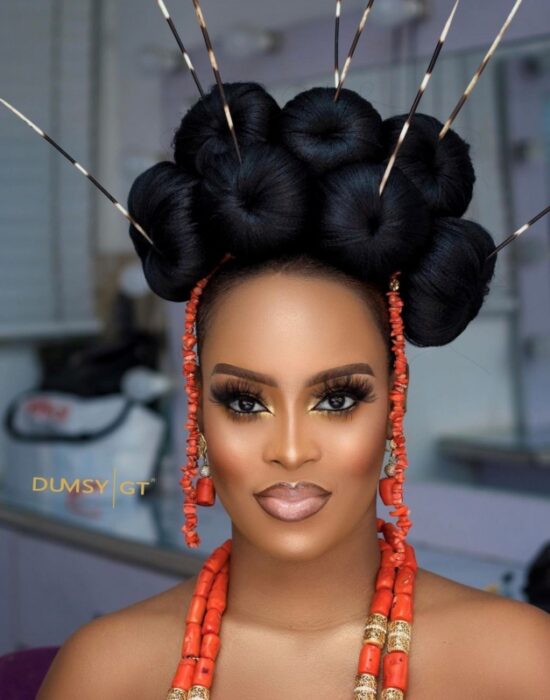 OMASTYLE Bride | NIGERIAN BRIDES TRADITIONAL HAIRSTYLES