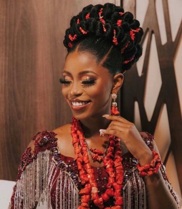 OMASTYLE Bride | NIGERIAN BRIDES TRADITIONAL HAIRSTYLES